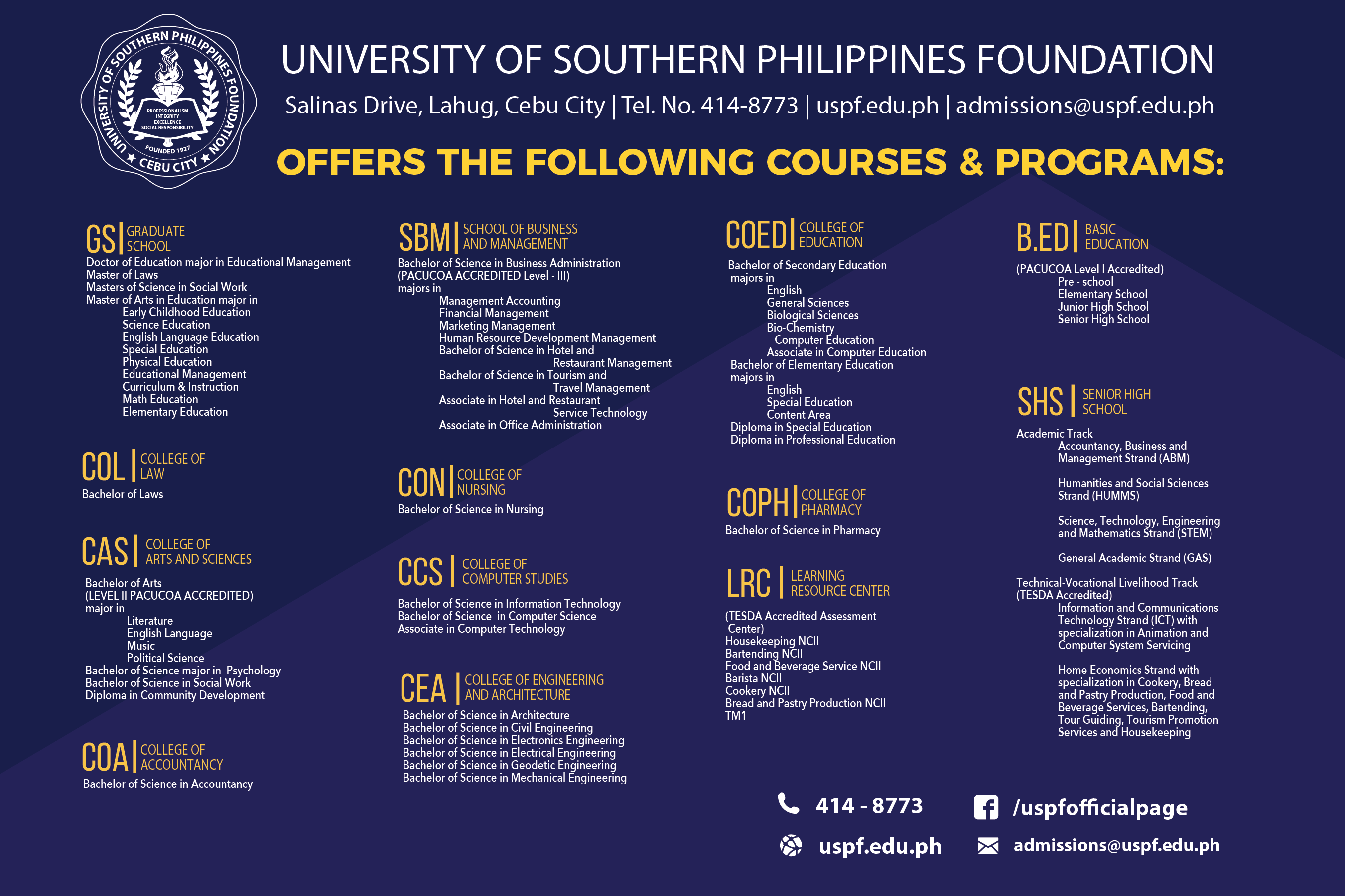 University of Southern Philippines Foundation (Lahug Campus): Gallery ...