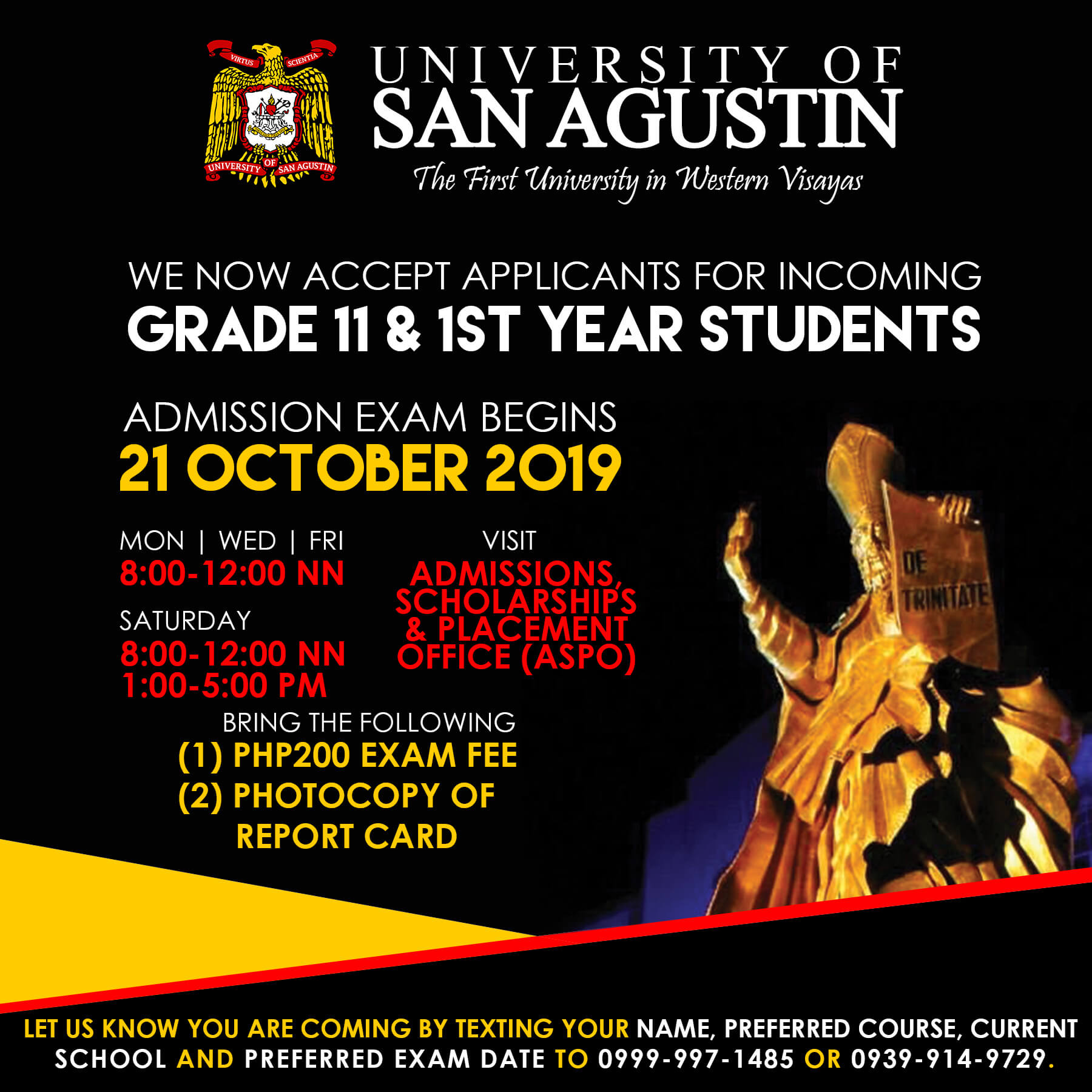 University Of San Agustin Iloilo Logo
